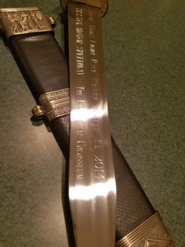 Joey Logano NASCAR Bristol Trophy Sword - Race Used 360