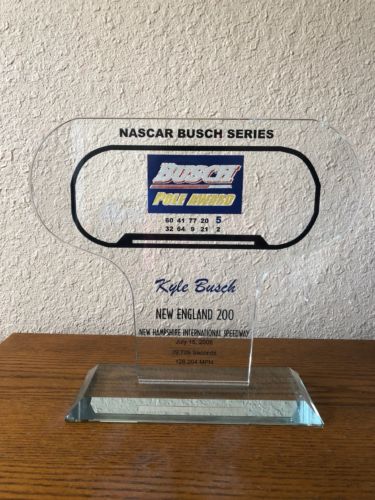 NASCAR Kyle Busch Nascar Busch Series Pole Trophy - Race Used 360