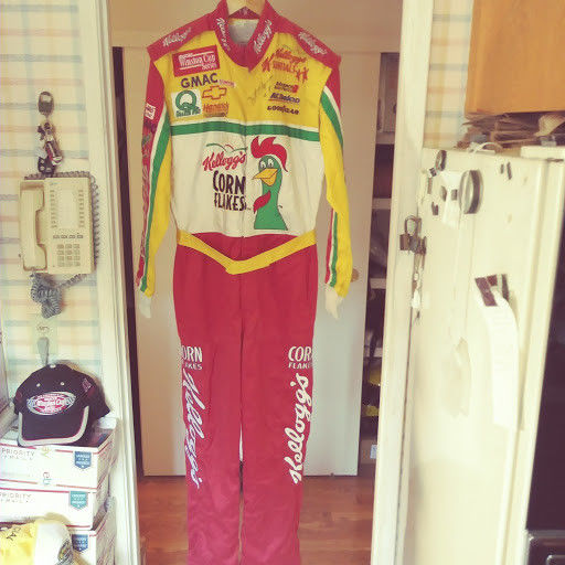 NASCAR TERRY LABONTE KELLOGG'S CORN FLAKES FIRESUIT SIMPSON SIGNED ...