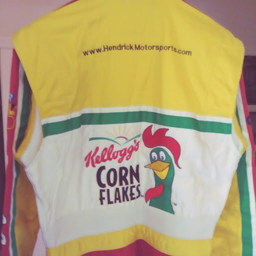 NASCAR TERRY LABONTE KELLOGG'S CORN FLAKES FIRESUIT SIMPSON SIGNED ...
