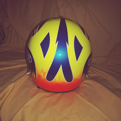 NASCAR JEFF GORDON ARAI DUPONT PEPSI HELMET WITH HANS - Race Used 360