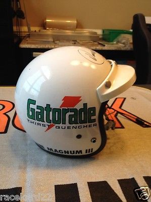 NASCAR WINSTON CUP DARRELL WALTRIP GATORADE RACE USED RACE/WORN HELMET ...