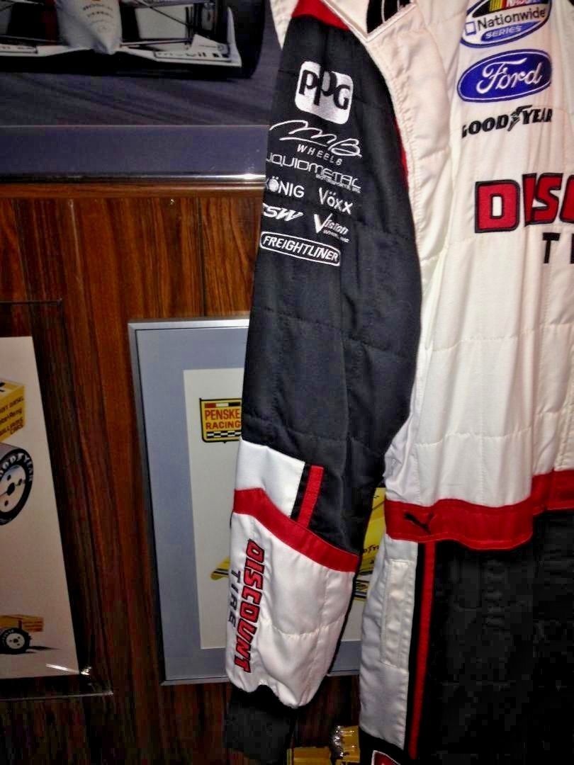 Penske Racing NASCAR Champion.**Joey Logano Race Worn Crew Suit** High ...
