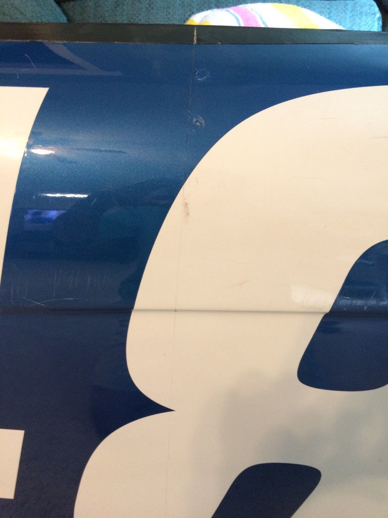 Jimmie Johnson 48 NASCAR Race Used Sheet Metal Door - 2015 Season ...