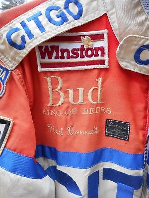 Vintage Neil Bonnett CITGO/Wood Brothers race used drivers uniform ...