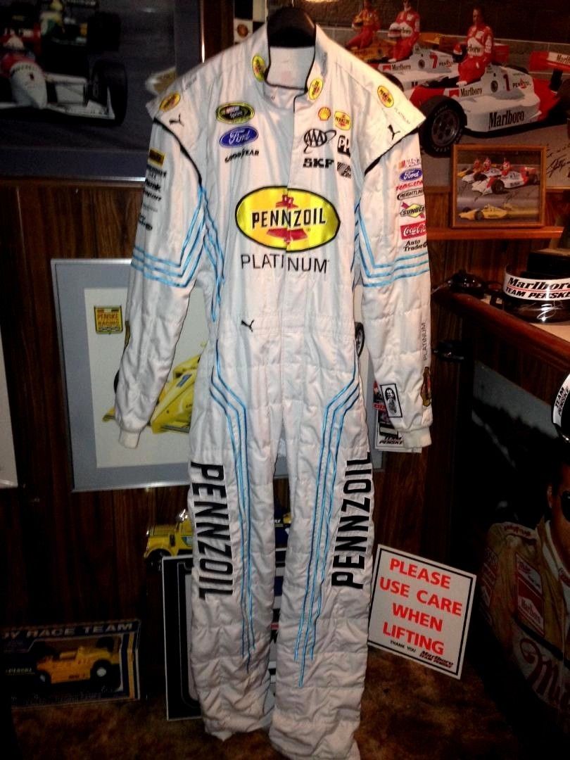 Penske Racing NASCAR Pennzoil **Joey Logano Race Worn Crew Suit** High ...