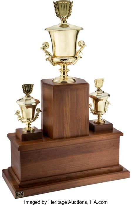 1997 JEFF GORDON NASCAR WINSTON CUP CHAMPIONSHIP TROPHY - Race Used 360