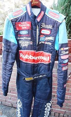 Vintage Kurt Busch RUBBERMAID/Roush Racing race used drivers uniform ...