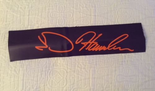 Denny Hamlin FedEx Racing Name Rail Joe Gibbs Racing Sheet Metal - Race ...