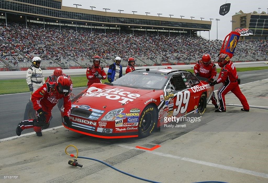 Nascar Race Used Sheet Metal #99 Carl Edwards Office Depot Atlanta 2006 ...