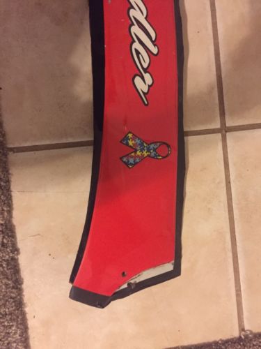 Elliott Sadler Name Rail NASCAR - Race Used 360