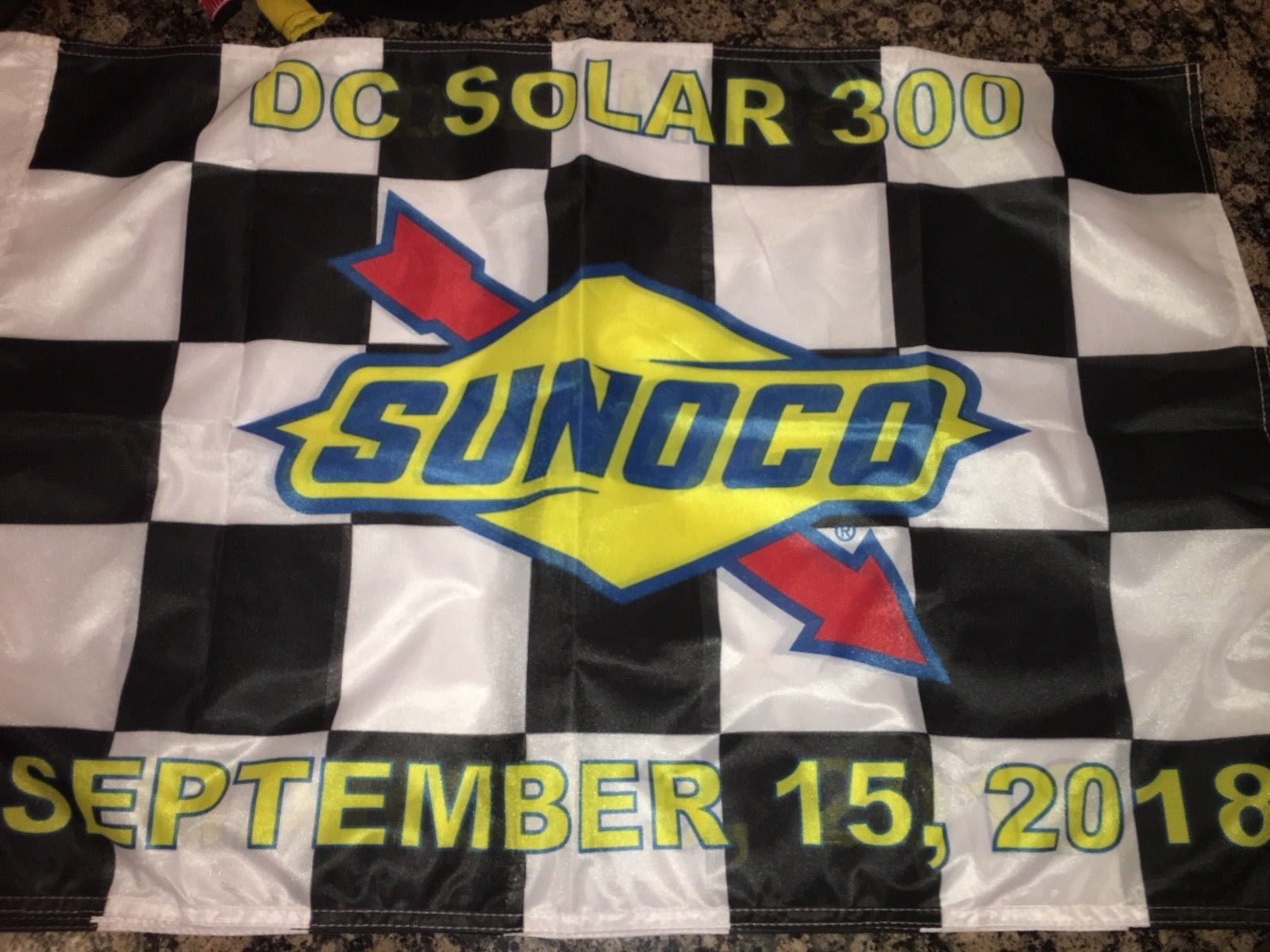 2018 NASCAR VEGAS Victory Lane Checkered Flag Trophy ROSS CHASTAIN ...