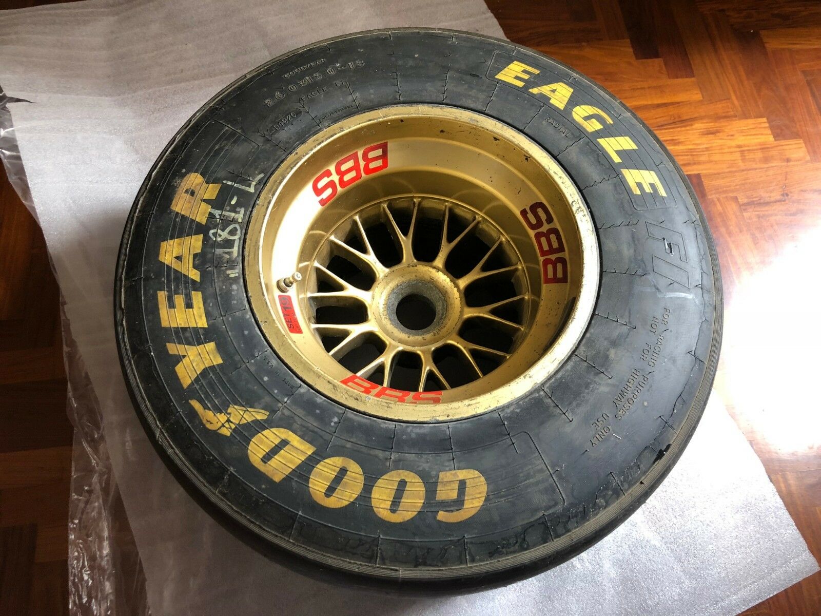 Race Used Ferrari F1 F310B REAR WHEEL Schumacher Formula 1 BBS 1997 ...