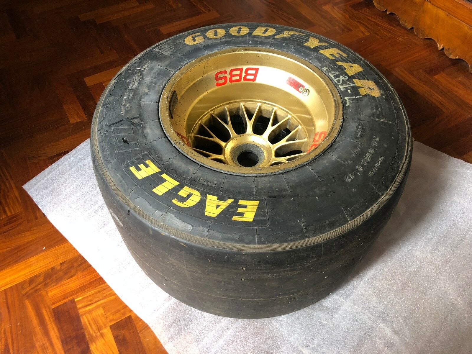 Race Used Ferrari F1 F310B REAR WHEEL Schumacher Formula 1 BBS 1997 ...
