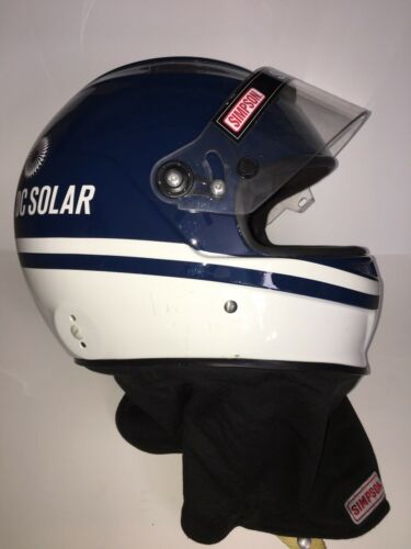XL Simpson Venator Helmet Pit Crew Racing Nascar Snell SA2005 Larson ...