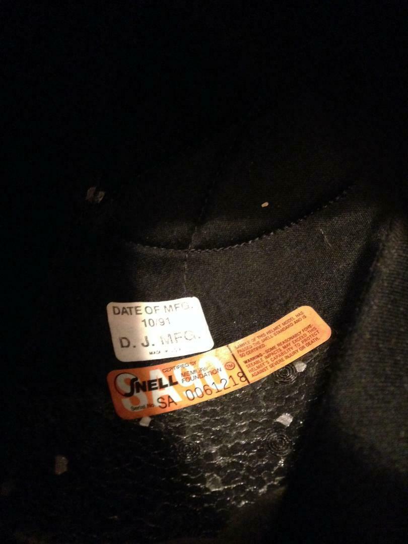 Bud Moore Engineering/Motorcraft.Race Worn NASCAR Simpson Helmet.Geoff ...