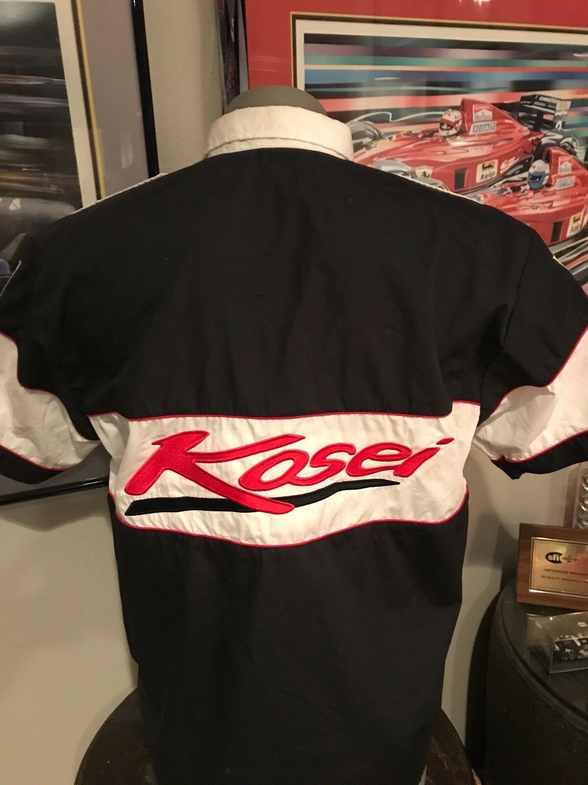 NASCAR #6 MARK MARTIN ROUSH RACING KOSEI TEAM ISSUE EMBROIDERED CREW ...