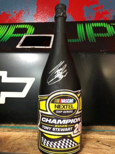 Tony Stewart Nascar Nextel Race Used 2005 Championship Champagne Bottle ...