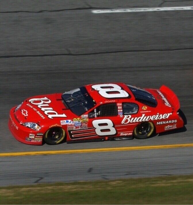 Nascar Race Used Sheetmetal Dale Earnhardt Jr DEI #8 Budweiser Goodyear ...
