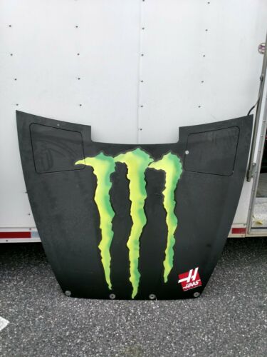 2018 Kurt Busch NASCAR Race Used Sheetmetal Monster Energy Hood - Race ...