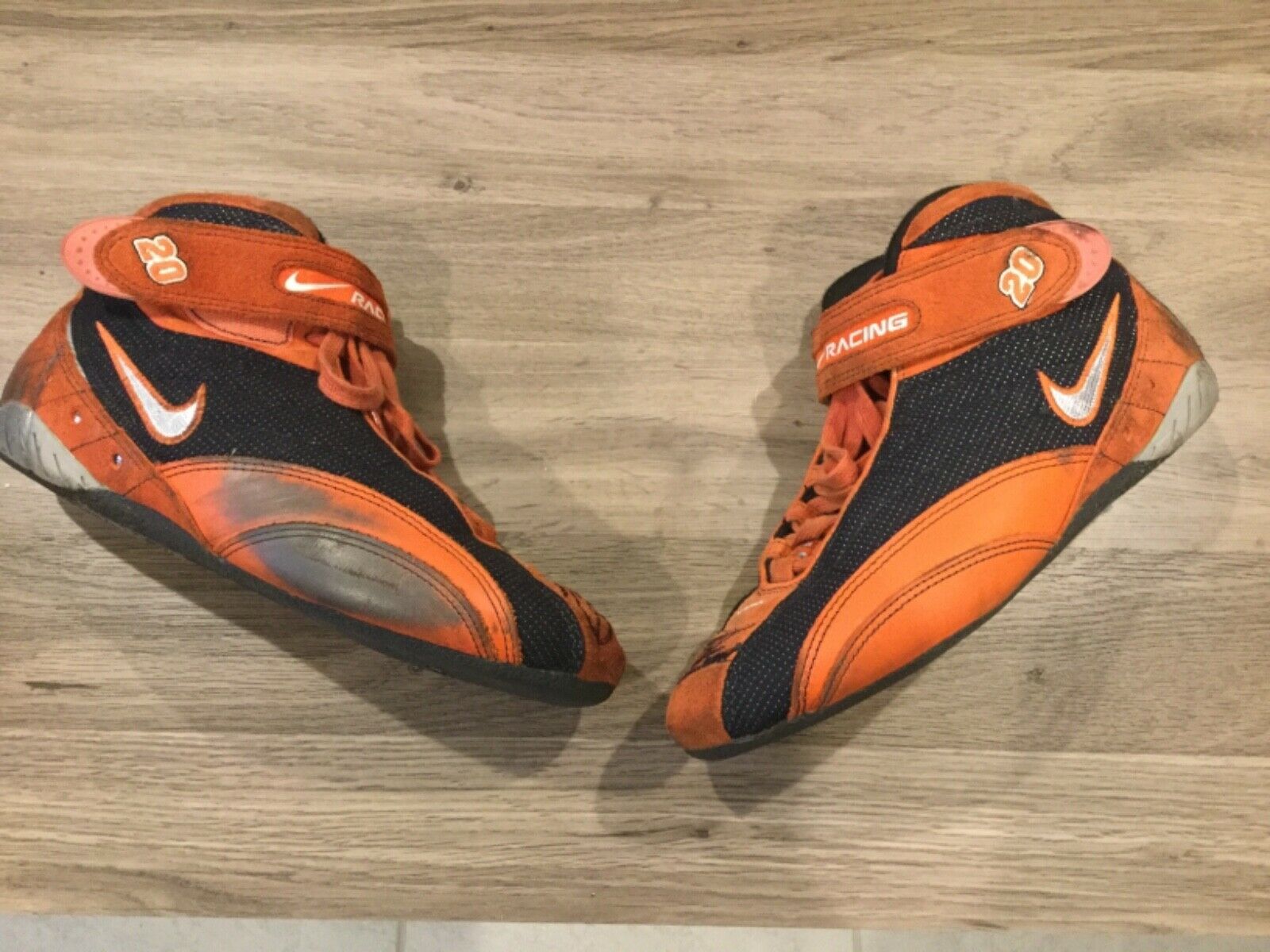 NASCAR Tony Stewart race worn NIKE shoes - Race Used 360