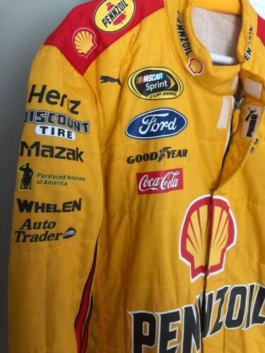 NASCAR Race Used Joey Logano Driver Suit Worn Firesuit Penske Racing ...