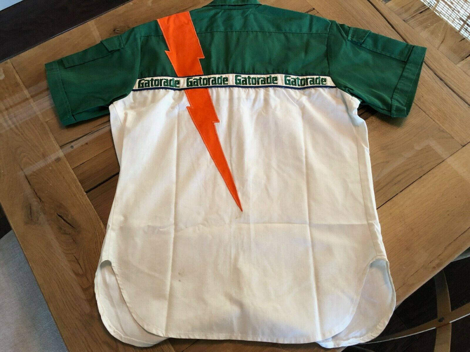 Darrell Waltrip 70s Vintage Gatorade NASCAR Race Used Worn Crew Shirt ...