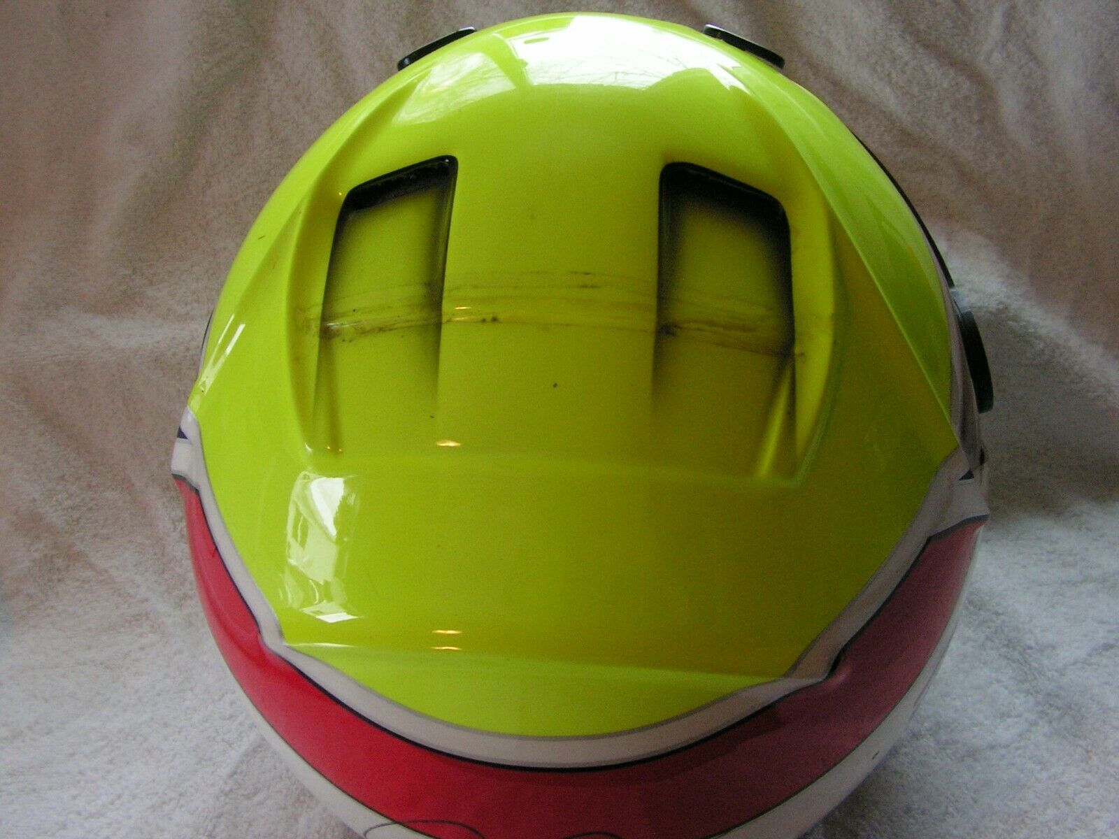 Scott Sharp Race Used Worn Helmet Signed Cart -IRL - Indycar - IMSA ...