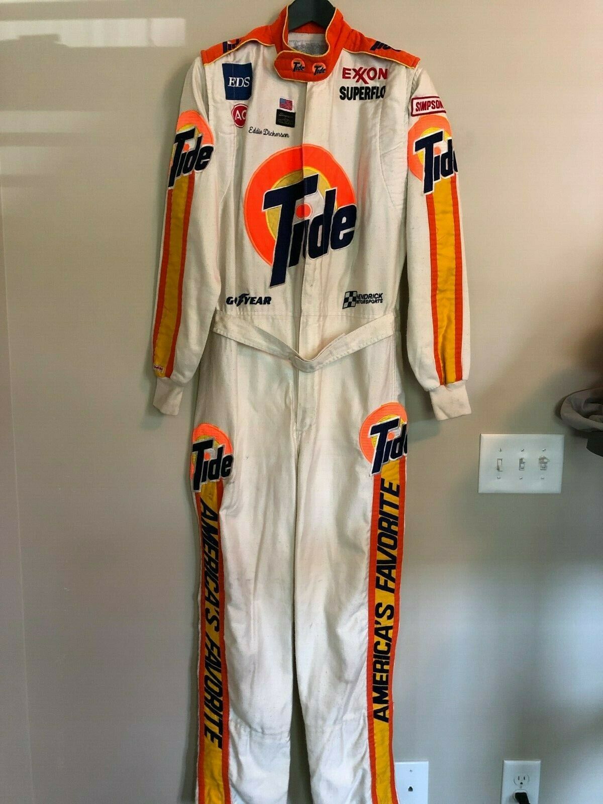 Hendrick Motorsports Race Used Crew Firesuit Ricky Rudd NASCAR Winston ...