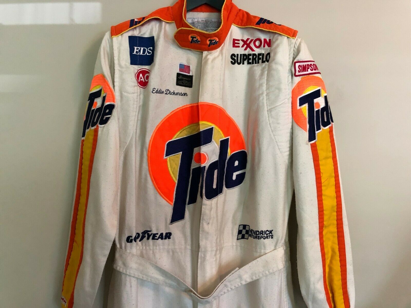 Hendrick Motorsports Race Used Crew Firesuit Ricky Rudd NASCAR Winston ...