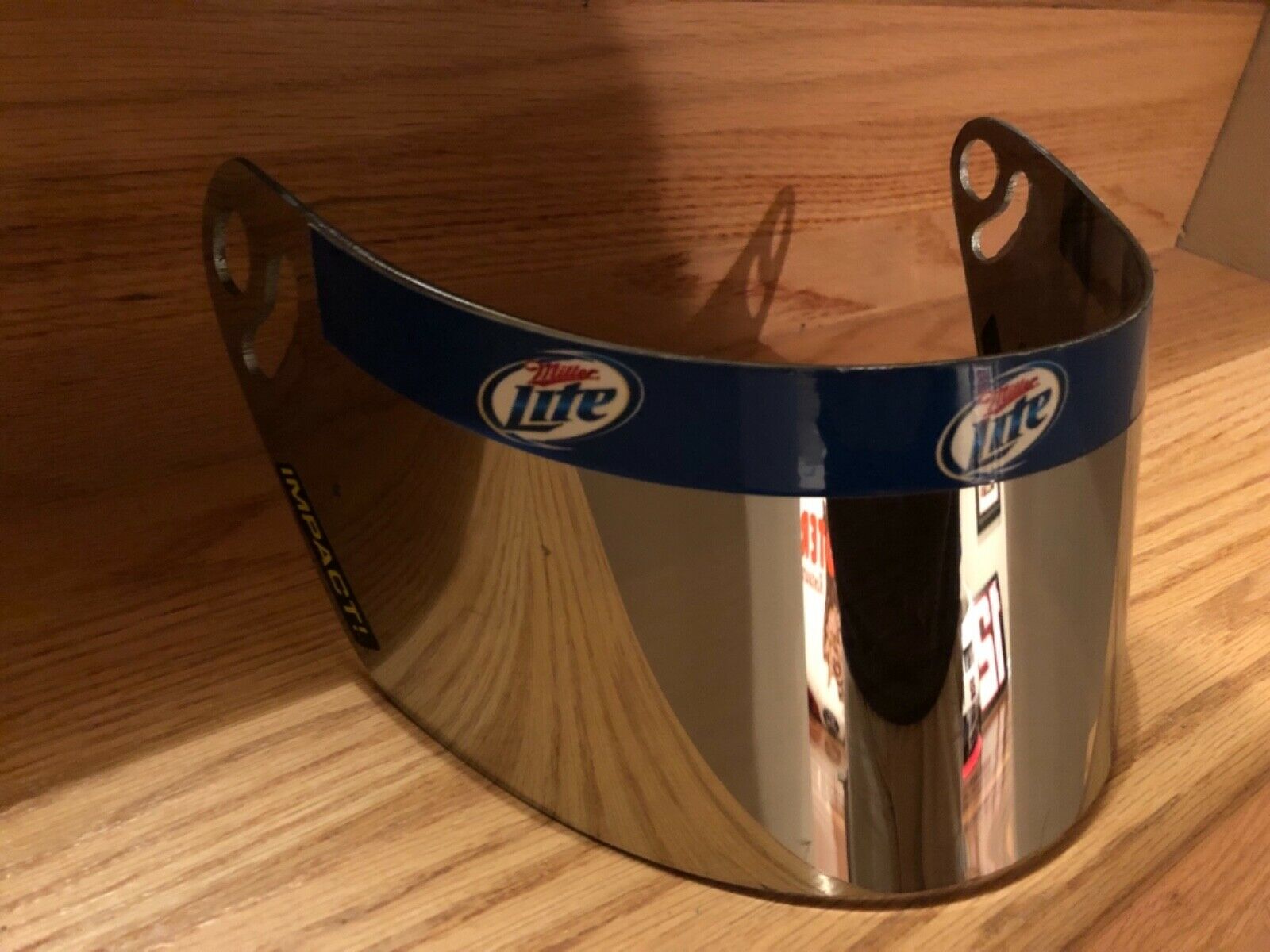 Brad Keselowski Miller Visor 2009 Penske Race Used Worn - Race Used 360
