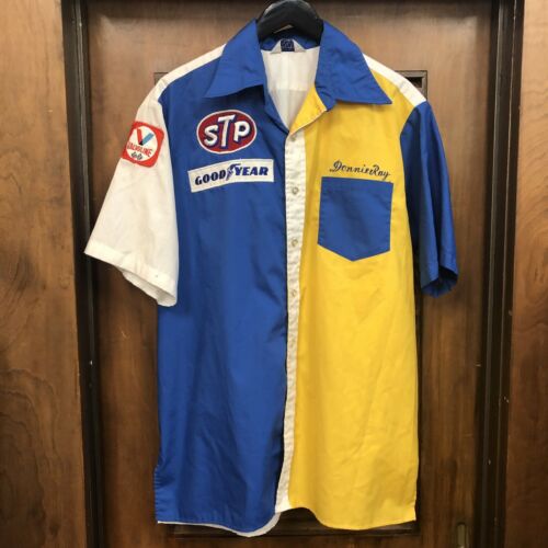 VINTAGE 1960’S INDY 500 DRAG RACE USAC NHRA NASCAR RACING TEAM SHIRT ...