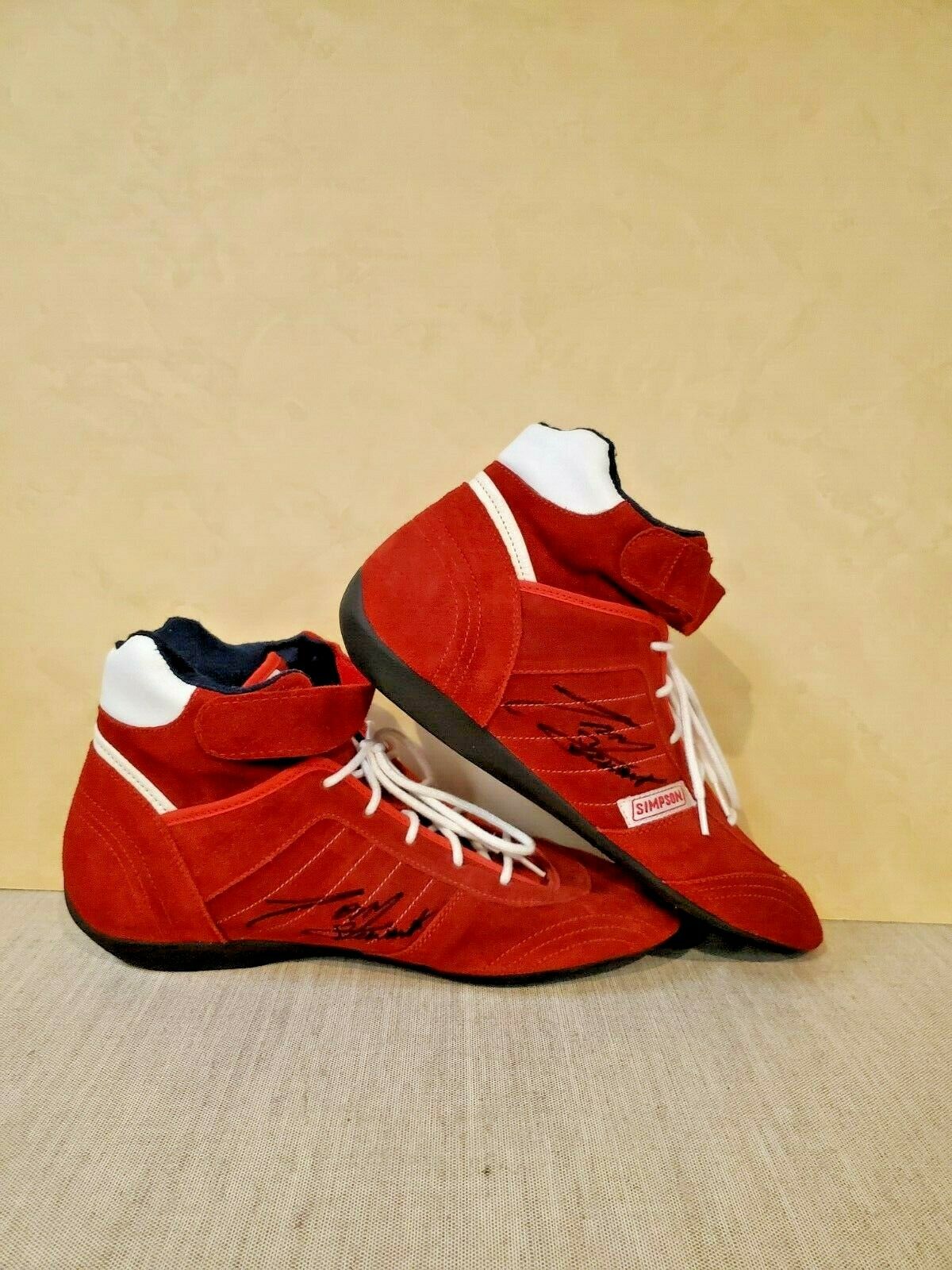 Tony Stewart Autographed Race Shoes NASCAR + Rare STP signed ...