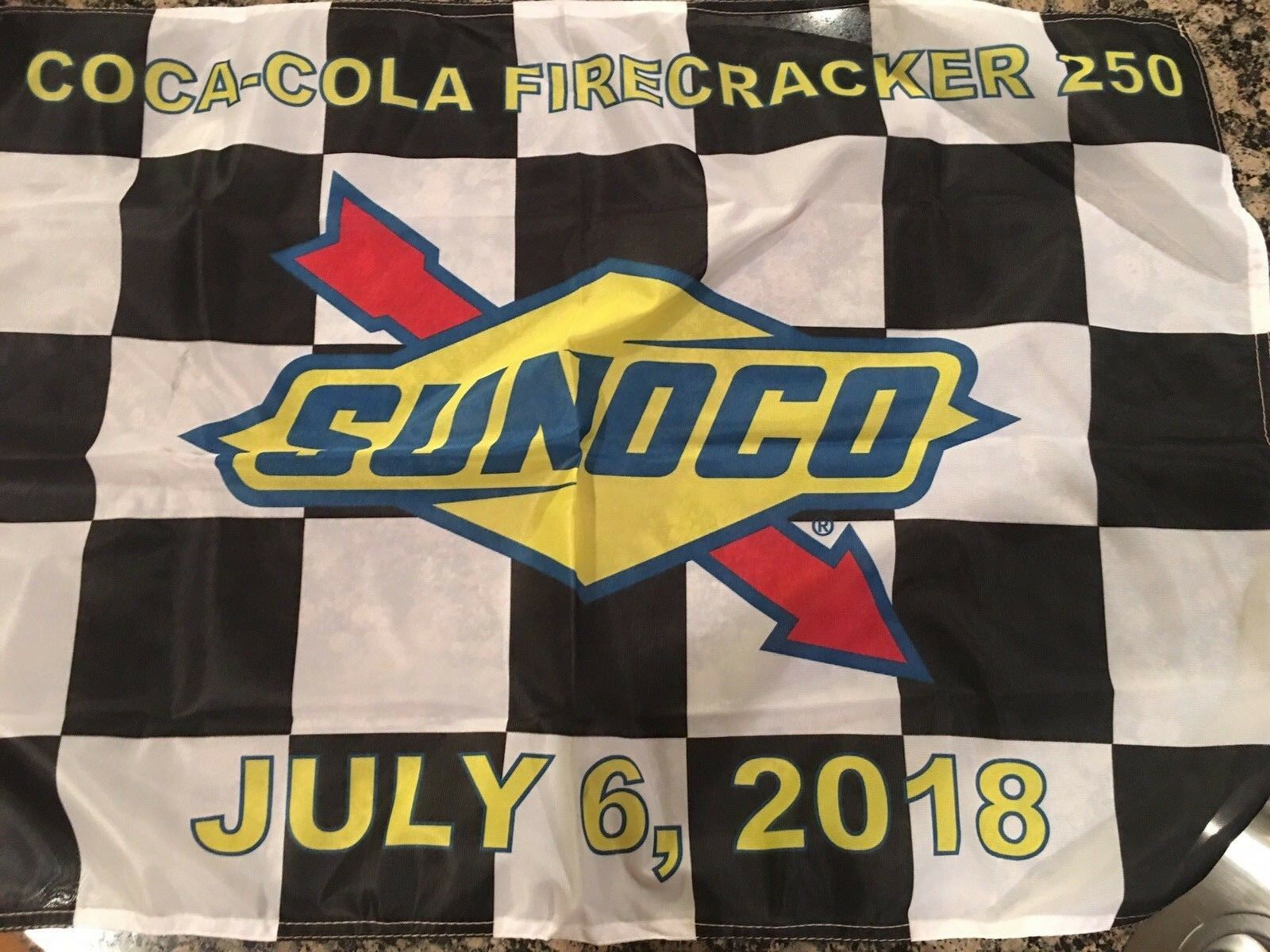 2018 KYLE LARSON Nascar DAYTONA Victory Lane Checkered Flag Trophy ...