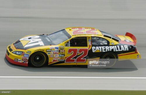 NASCAR Race Used Sheetmetal Scott Winner Autographed Caterpillar Hood ...