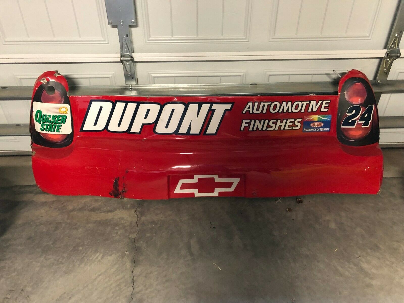 Jeff Gordon NASCAR Race Used Sheetmetal Rear Bumper 2000 All Star ...