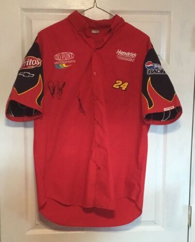 Vintage Jeff Gordon / Robbie Loomis signed Dupont Crew Chief Uniform ...