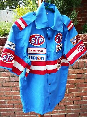 Vintage Richard Petty STP RACING TEAM race used pit crew shirt - Medium ...
