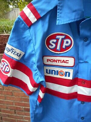 Vintage Richard Petty STP RACING TEAM race used pit crew shirt - Medium ...
