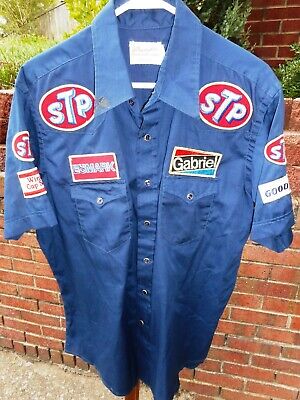 Vintage Richard Petty STP RACING TEAM race used pit crew shirt - Large ...