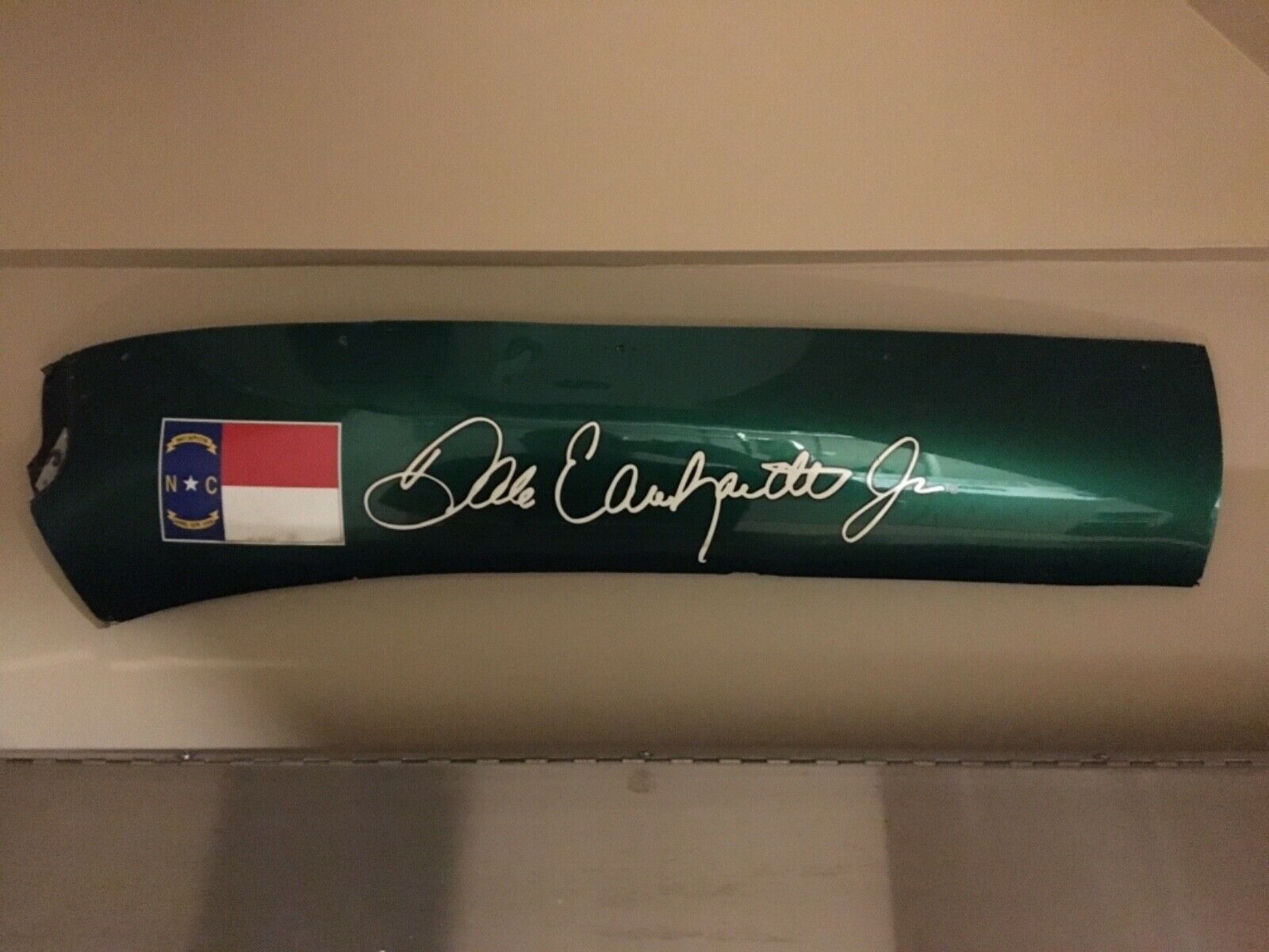 DALE EARNHARDT JR RACE USED SHEETMETAL NAME RAIL . AWESOME PIECE - Race ...