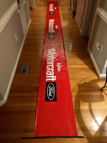 Nascar Race Used Pit Wall Banner Geoff Bodine 1992 Ford Motorcraft ...