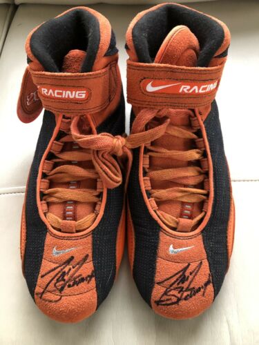 Tony Stewart Nascar Signed Race Used Drivers Shoes - Race Used 360