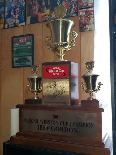 2001 NASCAR Winston Cup Championship trophy Jeff Gordon - Race Used 360