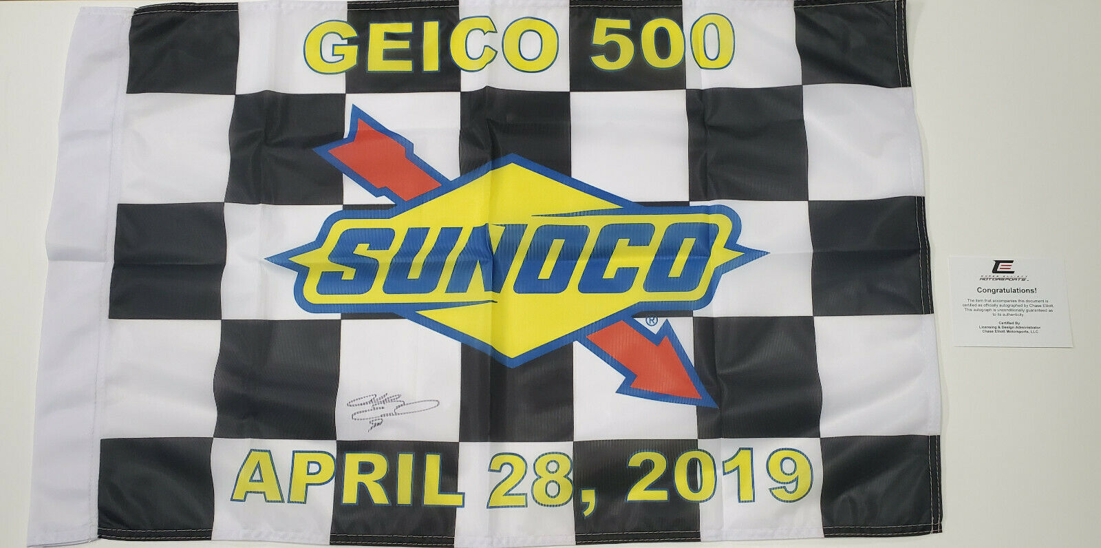 #9 Chase Elliott 2019 SUNOCO TALLADEGA WIN GEICO 500 Autographed ...