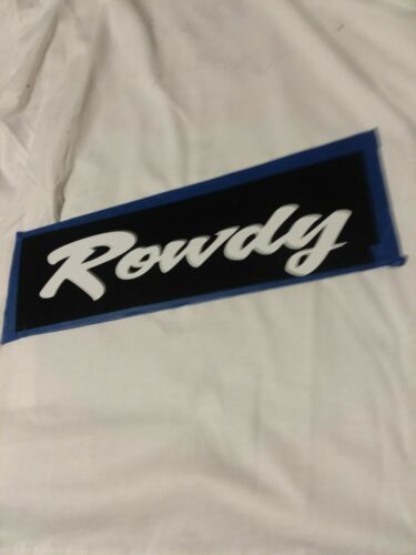 Kyle rowdy Busch name rail joe Gibbs racing sheetmetal nascar race used ...