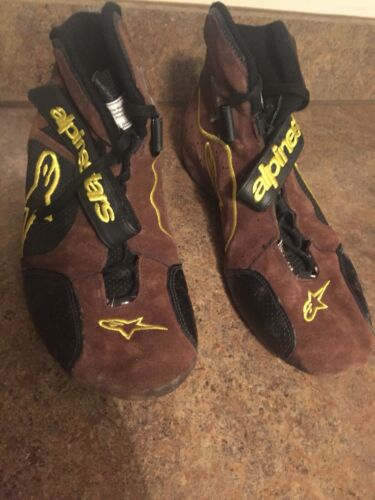 Kyle Busch Alpinestars Race Worn Shoes M&M’s 2x Champion Joe Gibbs ...