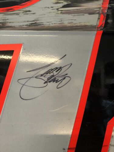 AUTOGRAPHED TONY STEWART #14 2013 DARLINGTON RACE USED SHEETMETAL ...