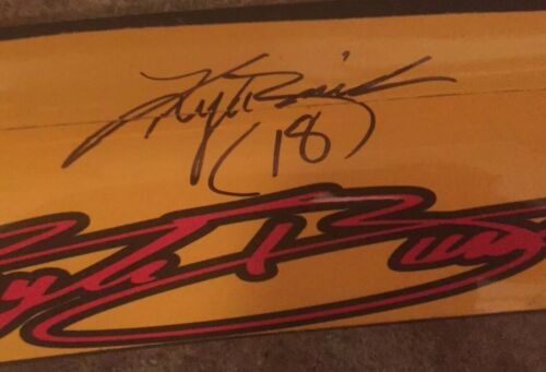 Kyle Busch AUTOGRAPHED Name Rail M&M’s Joe Gibbs Racing COA 2x Champion ...