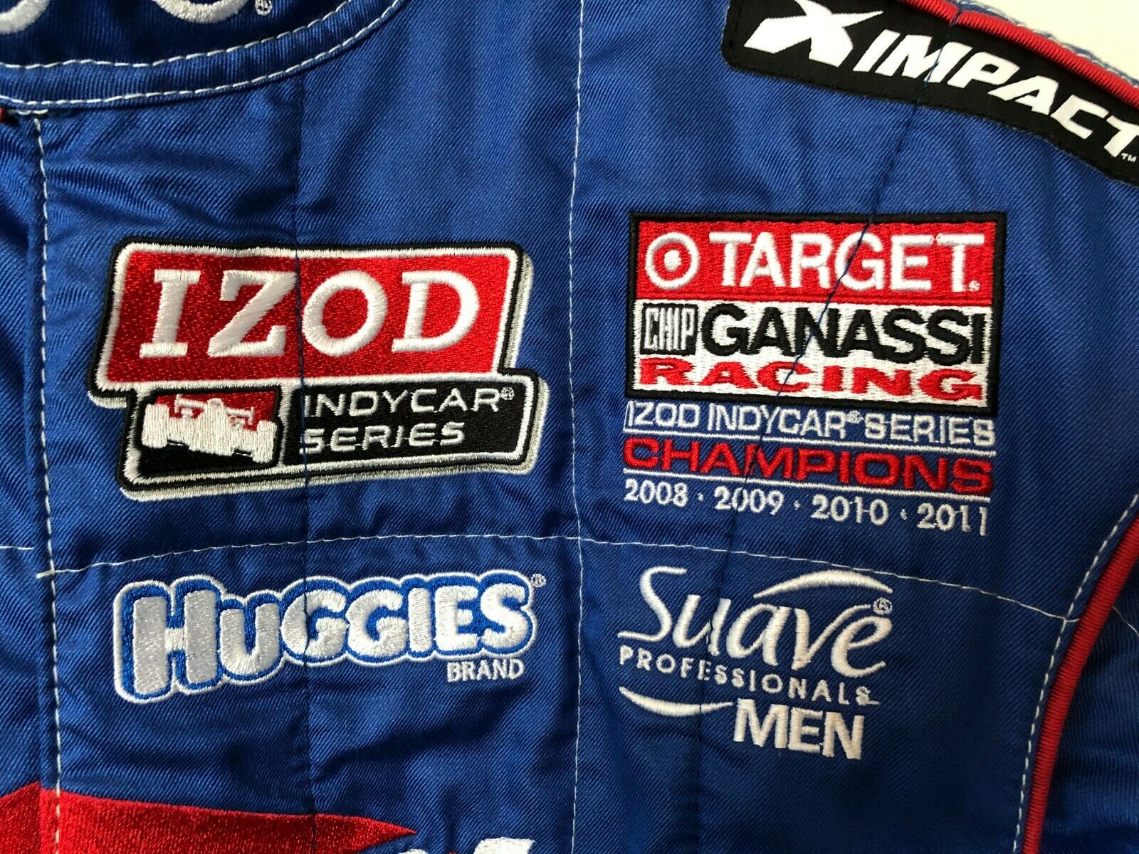Dario Franchitti Race Used Worn Drivers Fire Suit Indycar Indy 500 ...